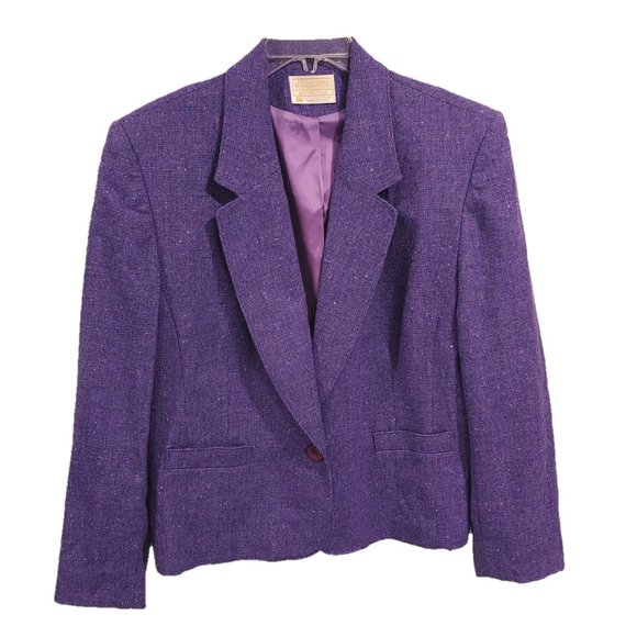 Pendleton | Jackets & Coats | Pendleton Wool Tweed Notched Collar ...